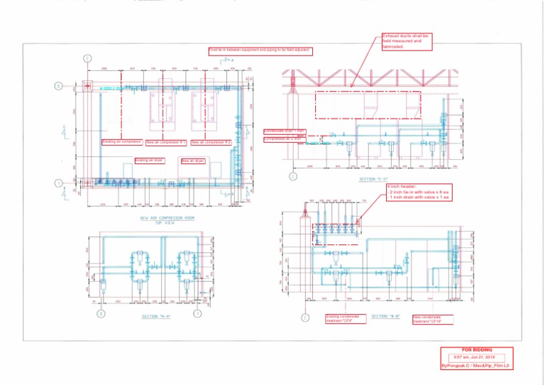 Air Compressor Room Layout | PDF | Clothes Dryer | Machines