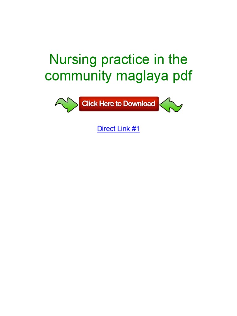 Nursing Practice in The Community Maglaya PDF | PDF | Arc Gis | System ...