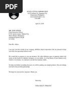 Unsolicited Application Letter | PDF