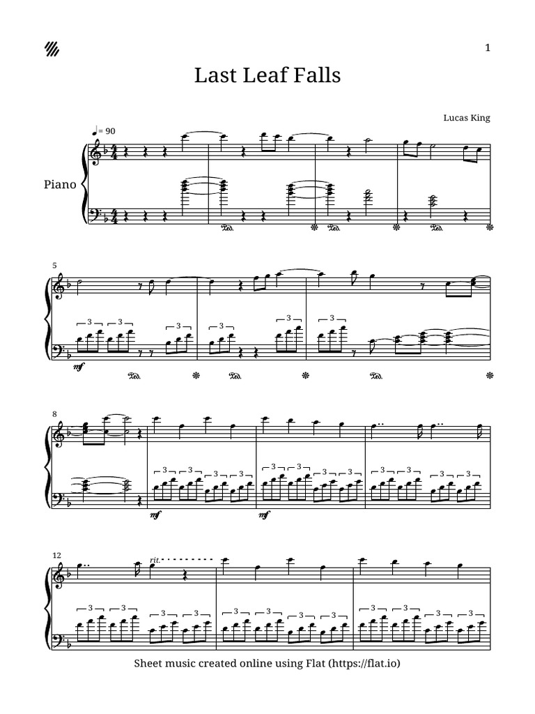 Last Leaf Falls | PDF | Performing Arts | Sound
