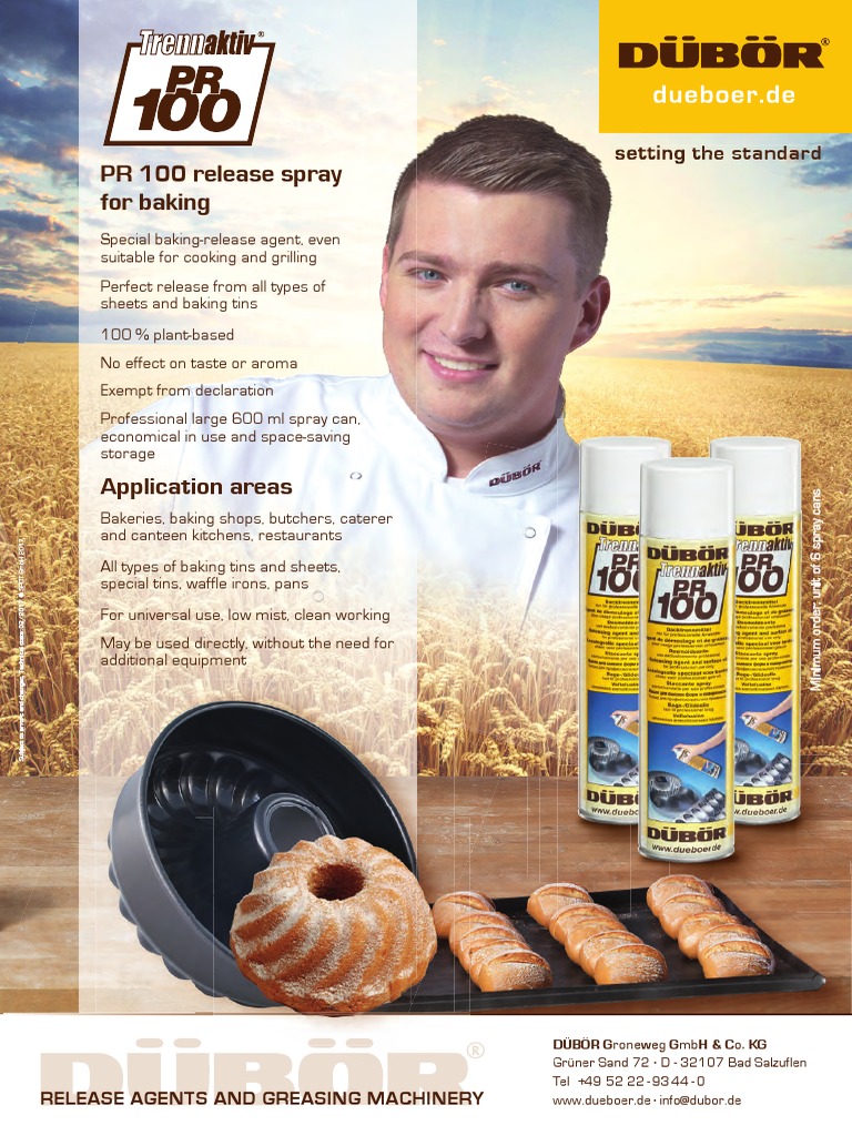 Release Agent | PDF | Baking | Food Industry