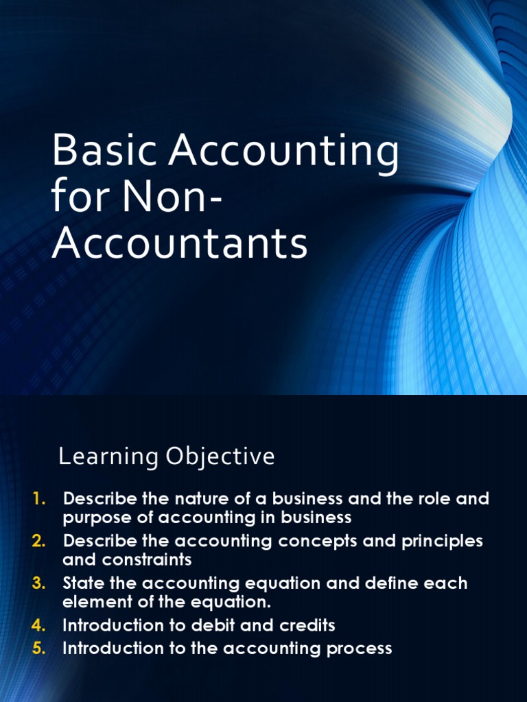 Basic Accounting For Non-Accountants | PDF | Debits And Credits ...