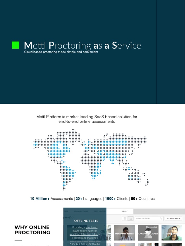 MPaaS - Mettl's Proctoring As A Service | PDF | Software As A Service ...