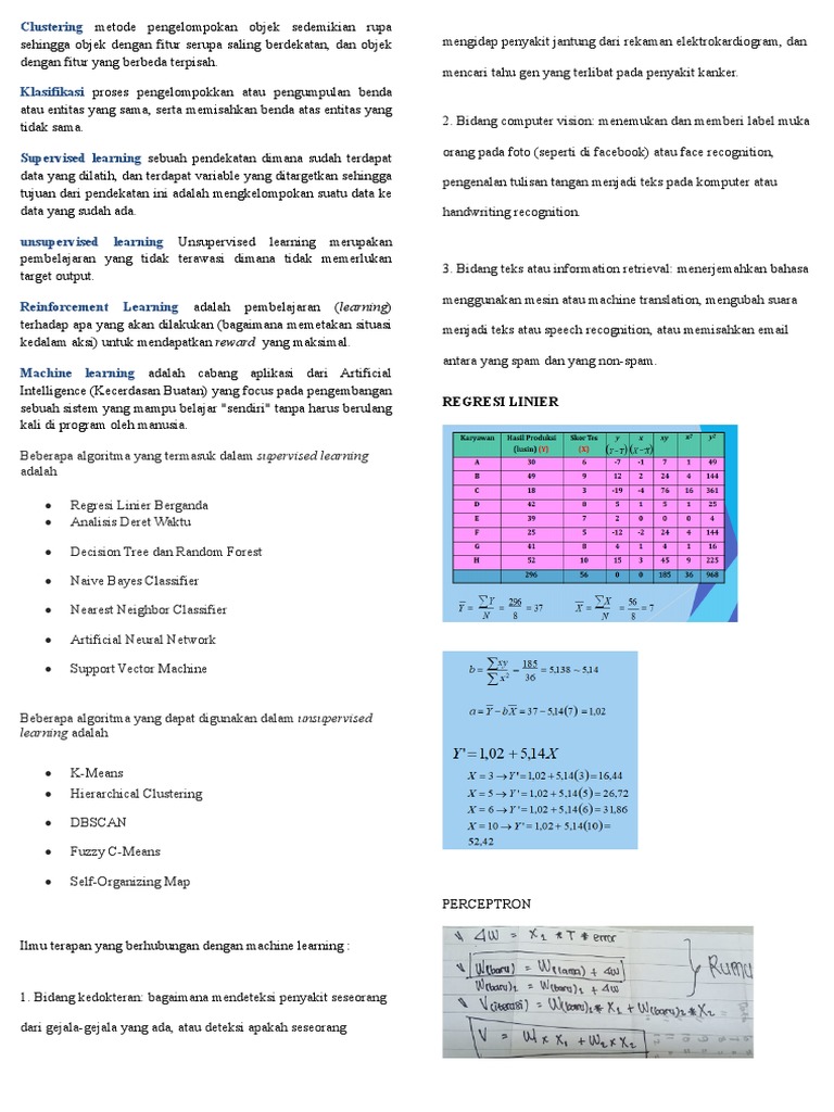 Kisi Kisi Machine Learning | PDF
