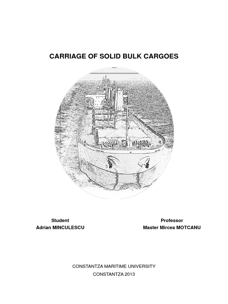 Carriage of Solid Bulk Cargoes PDF | PDF | Ships | Cargo