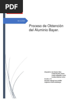 Proceso Bayer | PDF | Óxido de aluminio | Aluminio