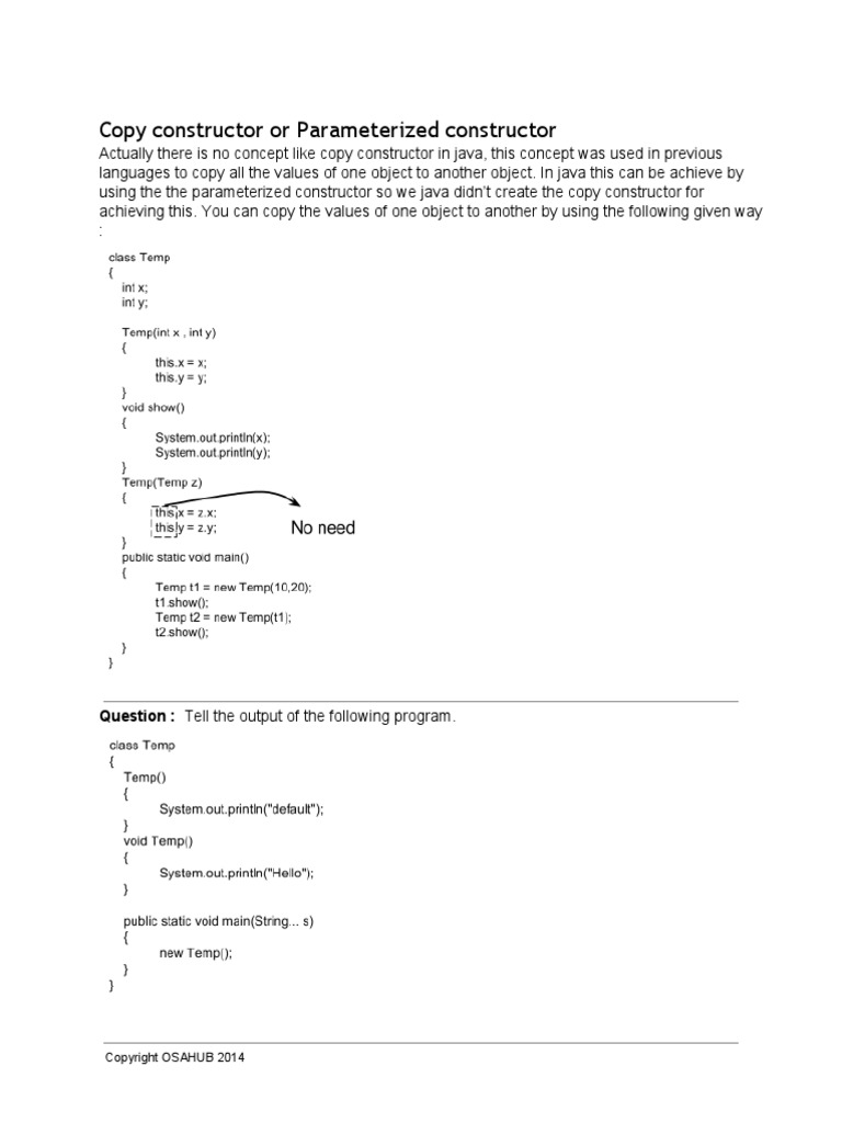 Day 3 4 5 Handout Pdf Inheritance Object Oriented Programming Class Computer Programming
