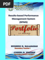 Rpms Portfolio Sample 2 | PDF | Lesson Plan | Teachers