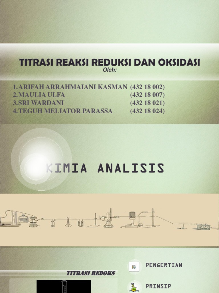 Titrasi Redoks | PDF