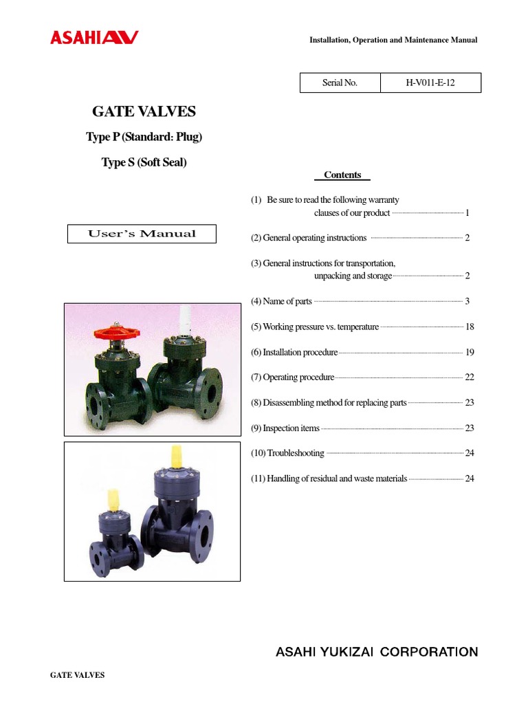 Comprehensive Guide to Installing, Operating and Maintaining Gate ...