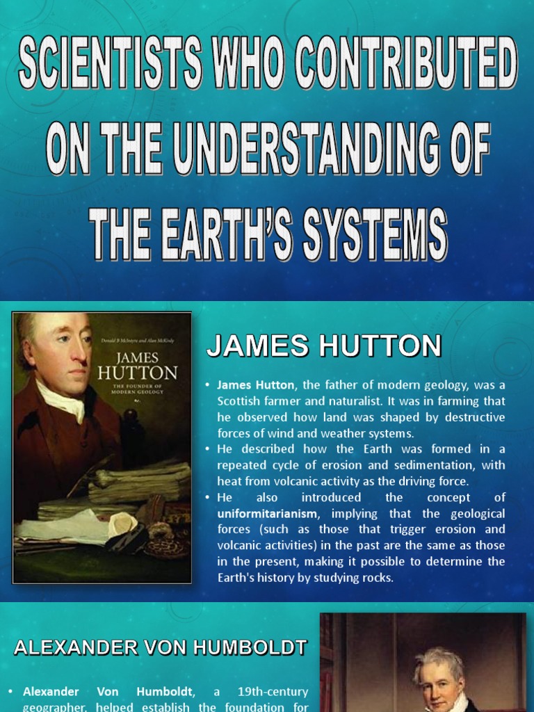 Scientists Who Contributed On Understanding The Earth's System | PDF ...