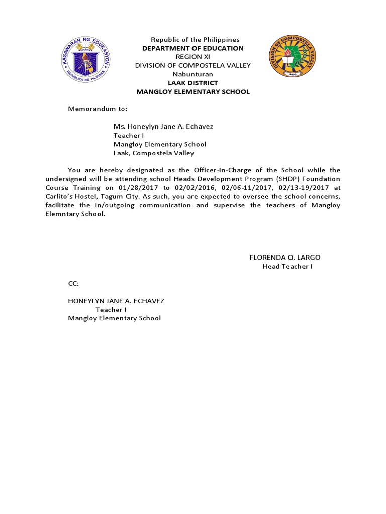 Designation Oic | PDF