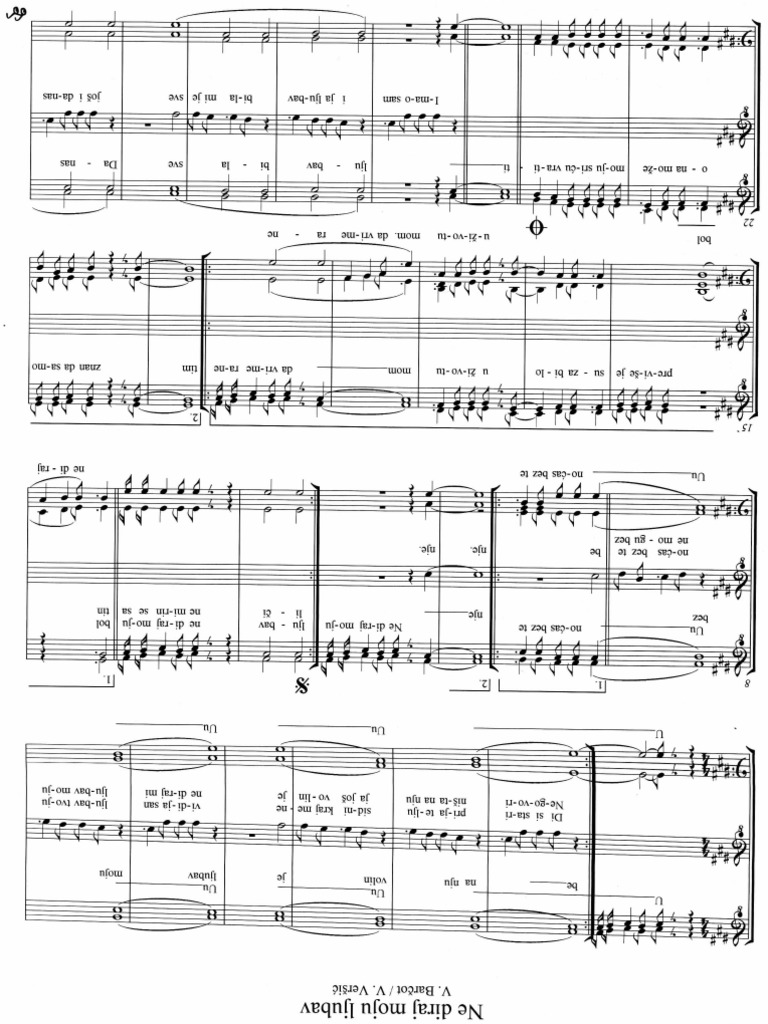 Ne Diraj Moju Ljubav Klapska Verzija | PDF