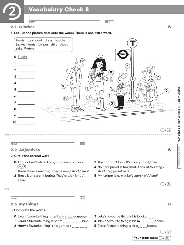 ECA1 - Tests - Vocabulary Check 2B | PDF | Business