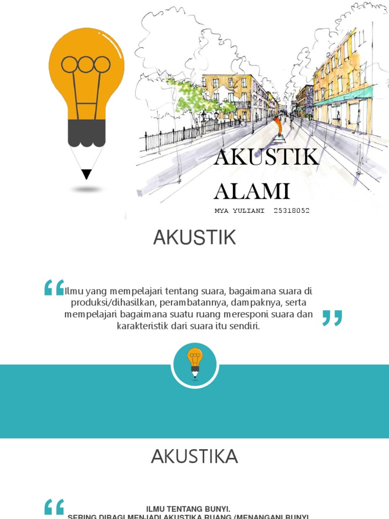 Akustik Alami | PDF