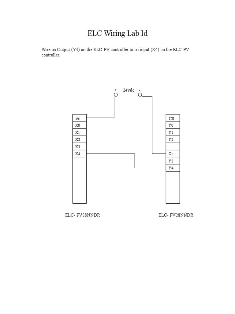ELC Wiring Lab Id: Wire An Output (Y4) On The ELC-PV Controller To An ...
