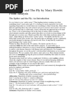 The Spider and the Fly: A Cautionary Tale | PDF