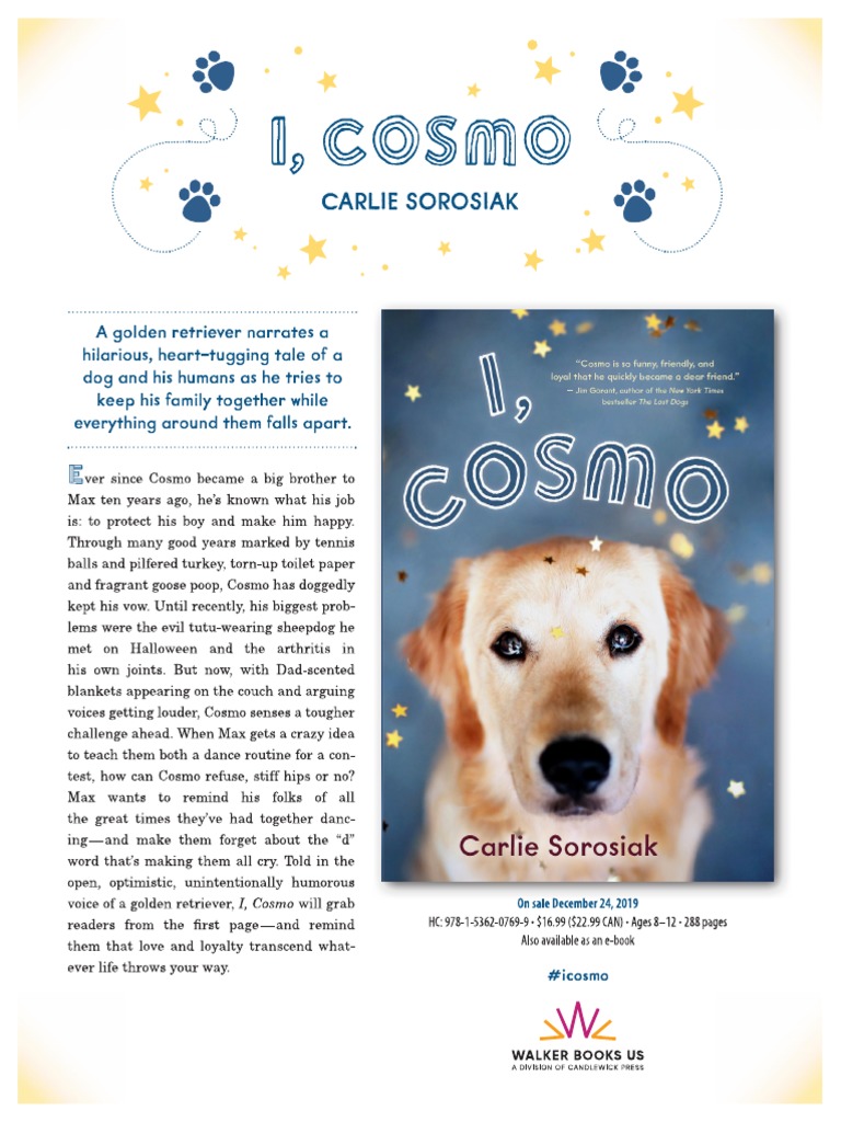 I, Cosmo by Carlie Sorosiak Author's Note | PDF