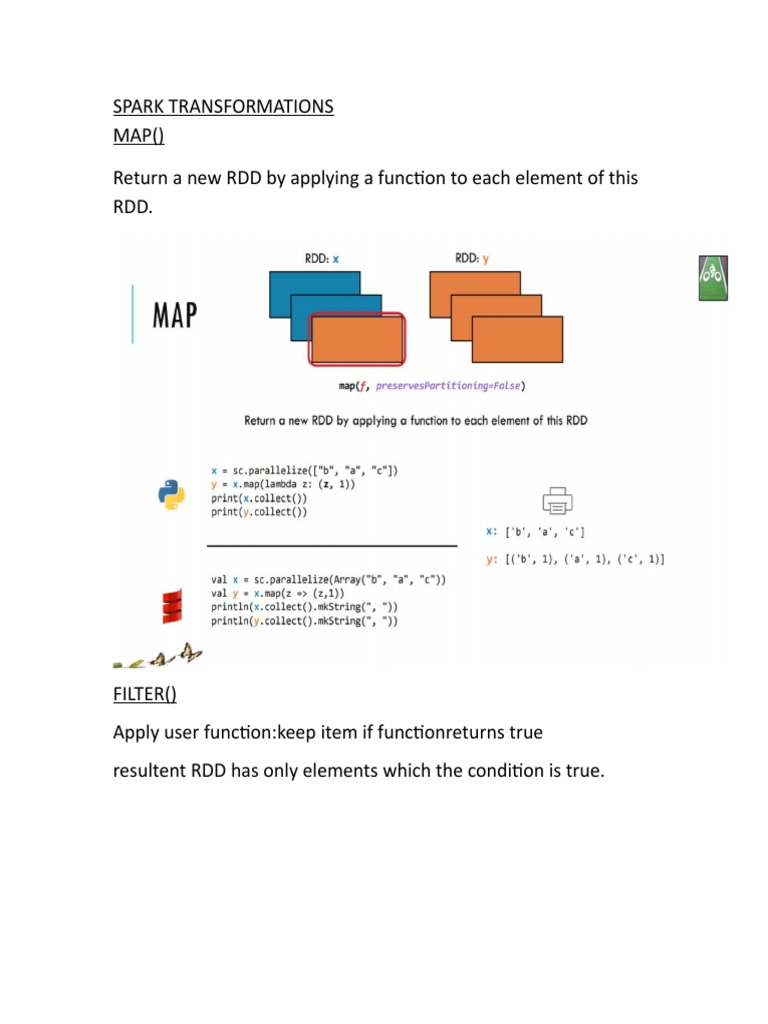 Spark Transformations And Actions Pdf Apache Hadoop Map Reduce
