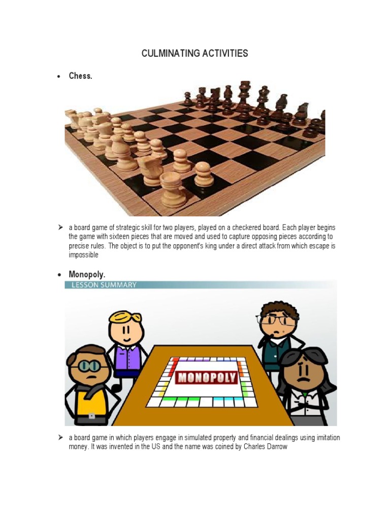 Culminating Activities | PDF