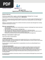 Medicaid Authorized Representative Form | PDF | Health Economics