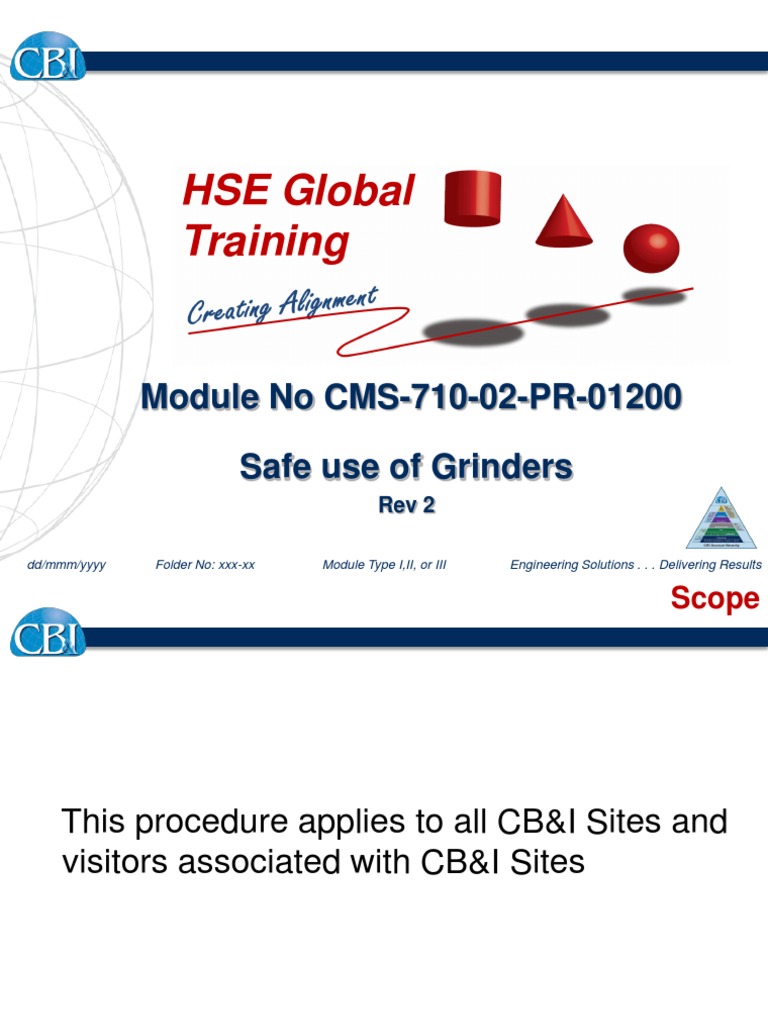 Safe Use of Grinders | PDF | Grinding (Abrasive Cutting) | Personal ...