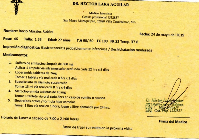 Receta Pdfo Escaneada | PDF