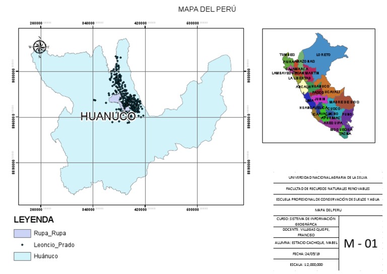 Mapa del Perú con Leyenda y Escala | PDF | Perú | Naturaleza