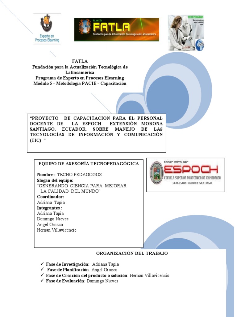 Proyecto Fatla Final... | PDF | Aprendizaje | Salón de clases