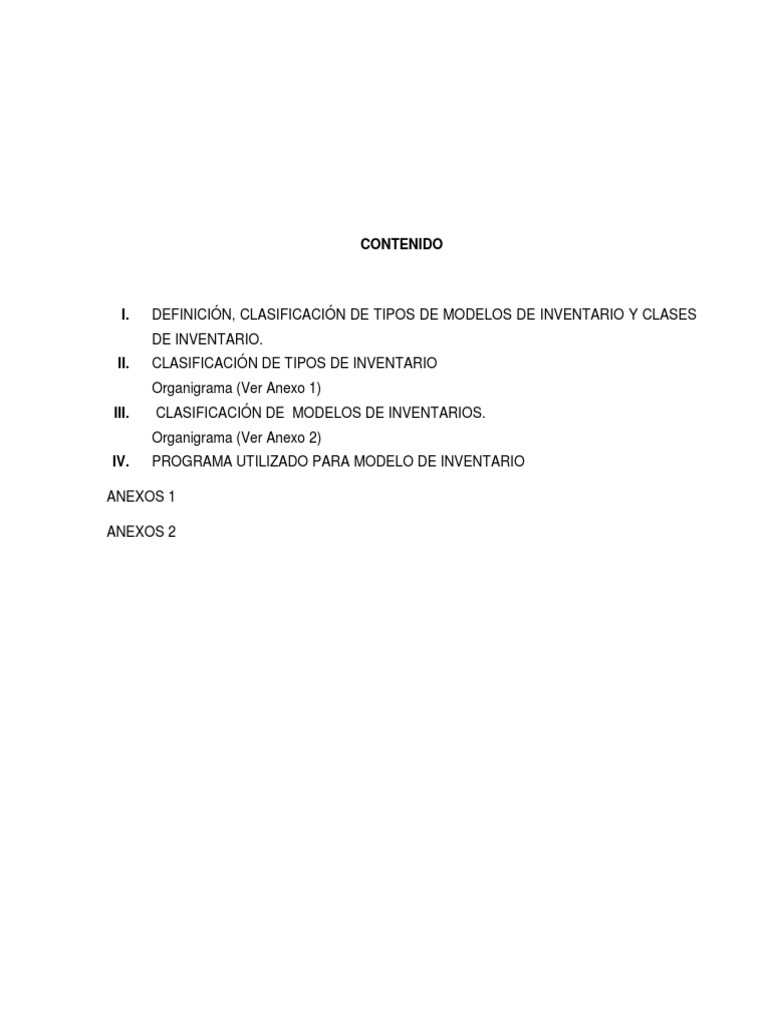 Modelos y Gestión de Inventarios | PDF | Inventario | Bienes