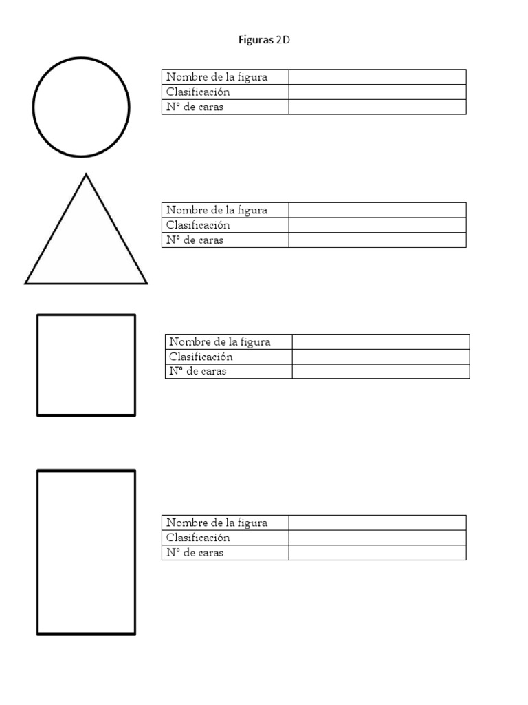 Clasificación de Figuras 2D y 3D | PDF