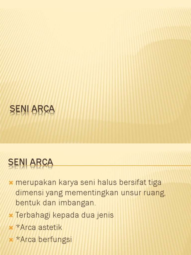 Seni Arca | PDF