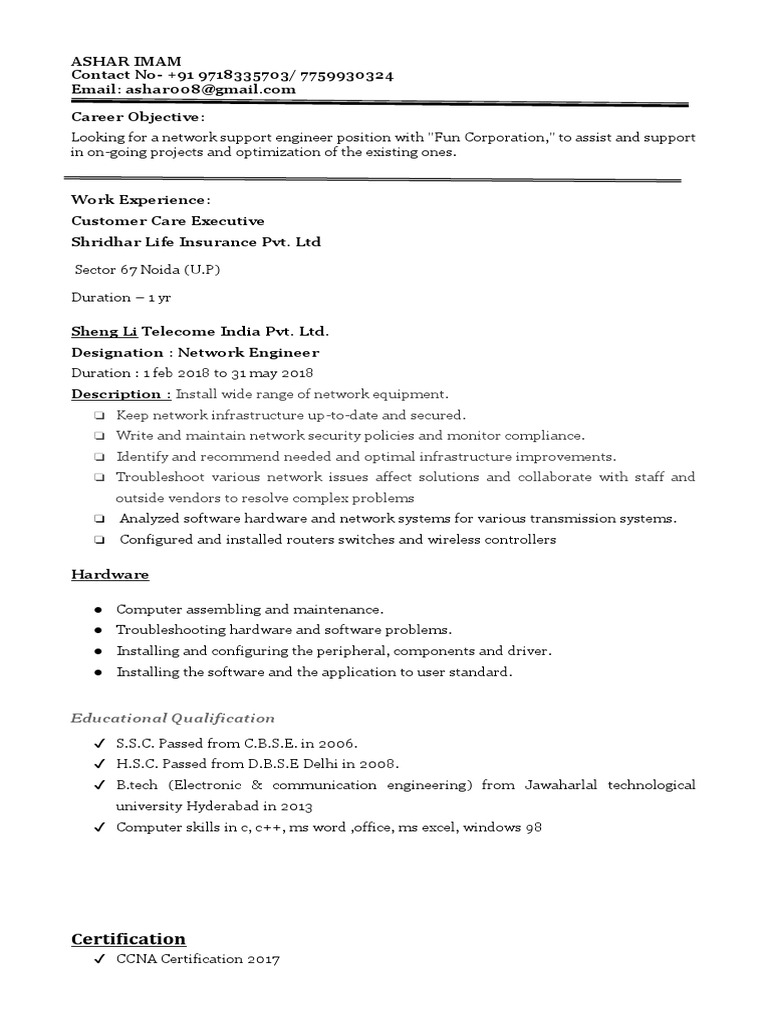 Certification: Educational Qualification | PDF | Cisco Certifications ...