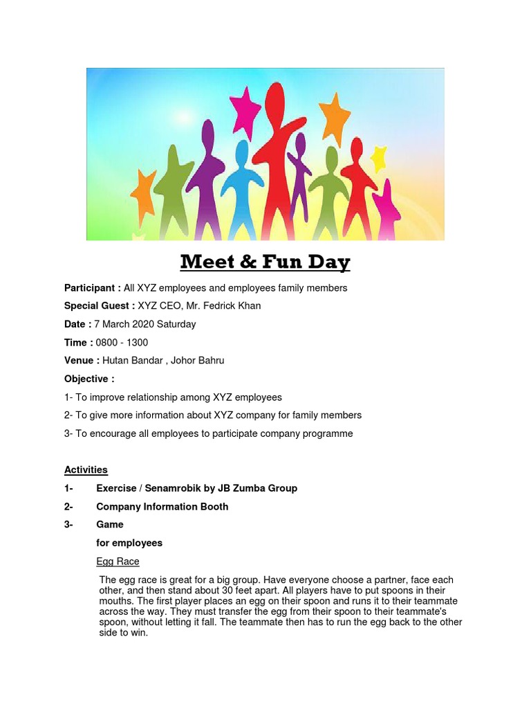 Meet & Fun Day | PDF