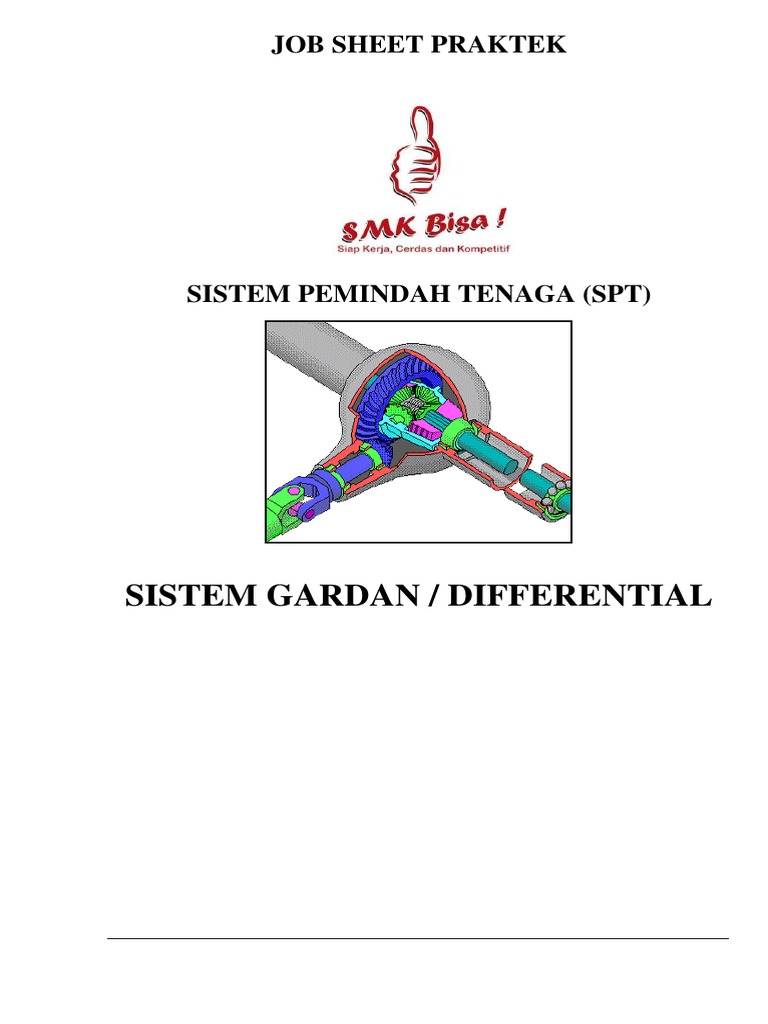Job Sheet Praktek Sistem Gardan Diferential | PDF
