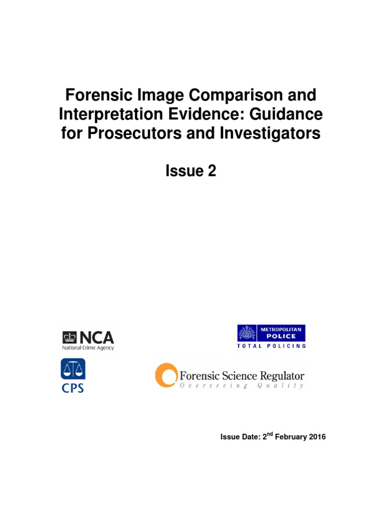 Forensic Image Guidance | PDF | Forensic Science | Expert Witness