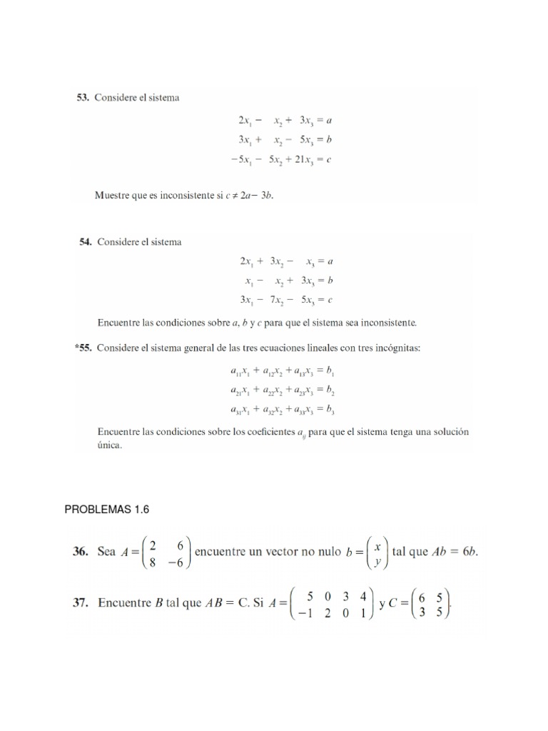Problemas de Algebra