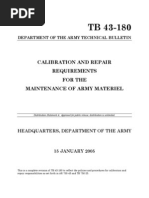 Army TMDE Calibration Guide | PDF | Calibration | Metrology