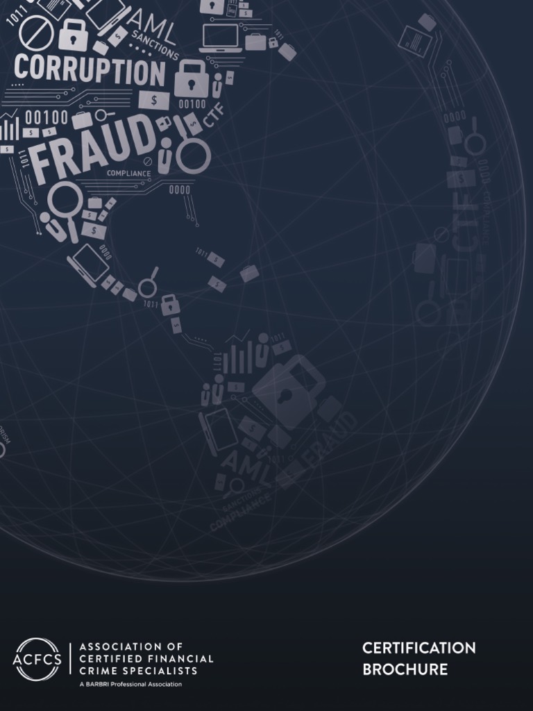 ACFCS Certification Brochure | PDF | Test (Assessment) | Money Laundering