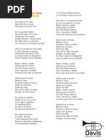 Letra de La Canción Cielito Lindo - Pedro Infante | PDF