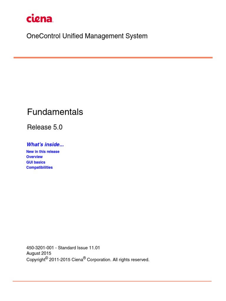 450-3201-001 (OneControl R5.0 Fundamentals) 11.01 | PDF | Proprietary Software | Computer Network