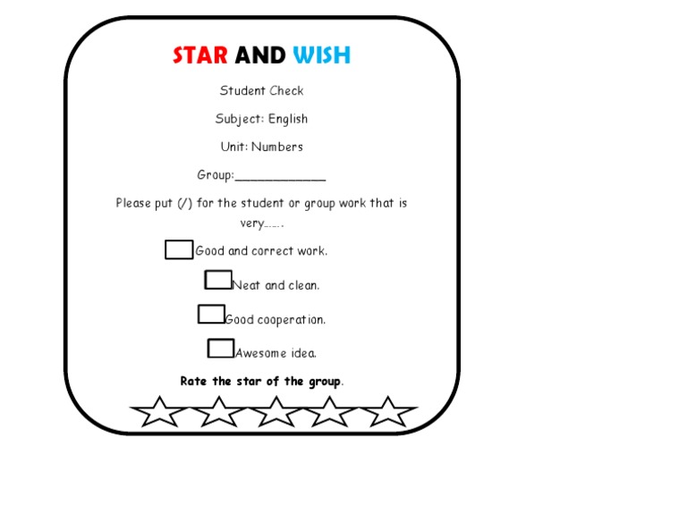 Star and Wish | PDF