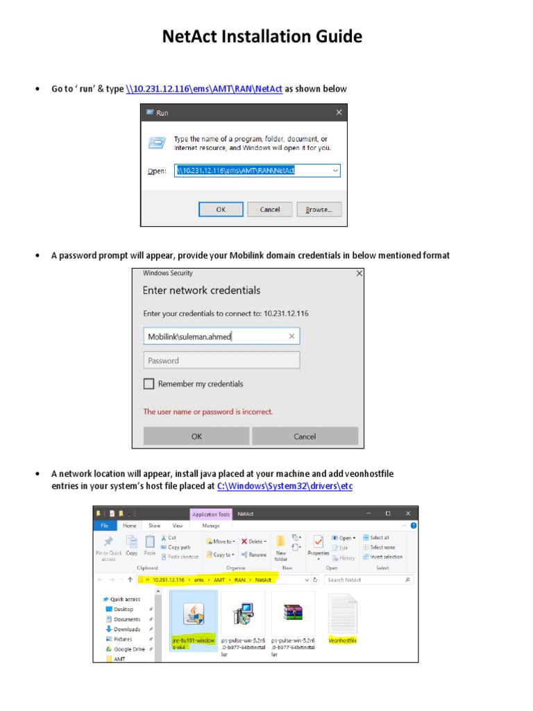 NetAct Installation Guide | PDF