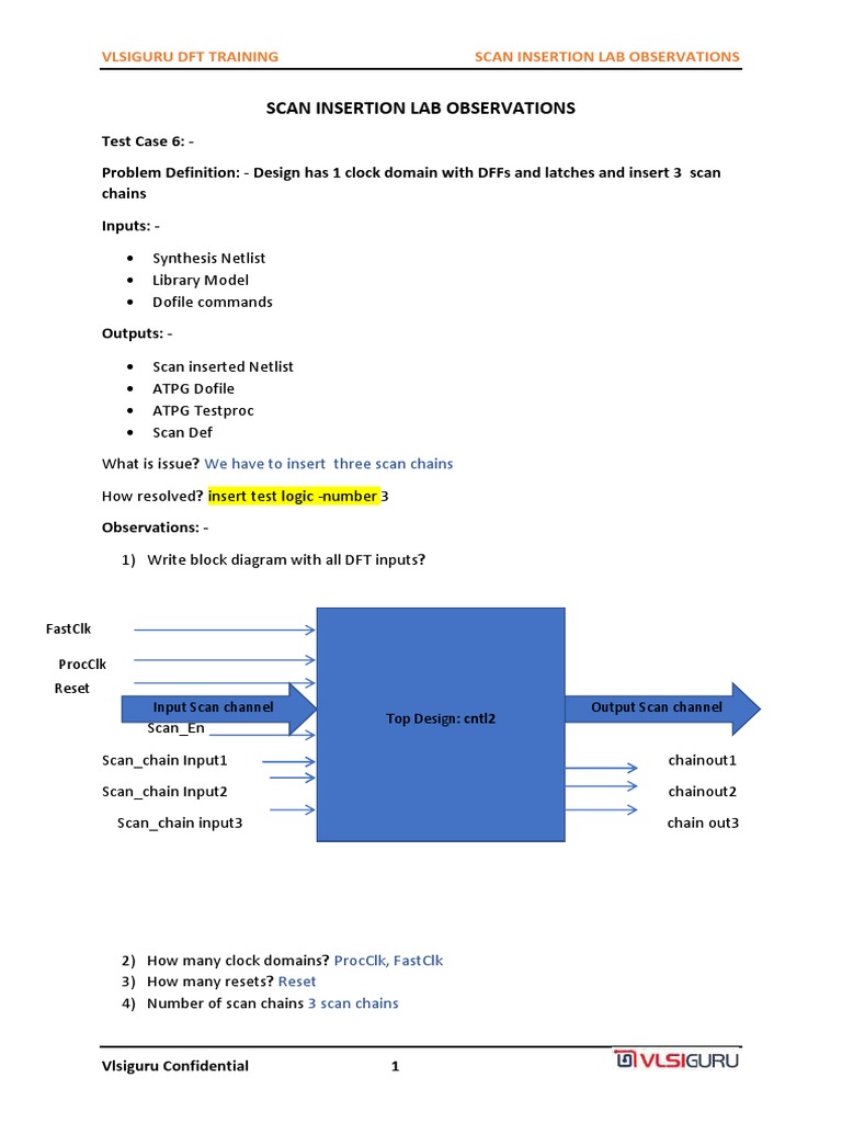 Scan Insertion Lab Observations | Download Free PDF | Electronic Design ...