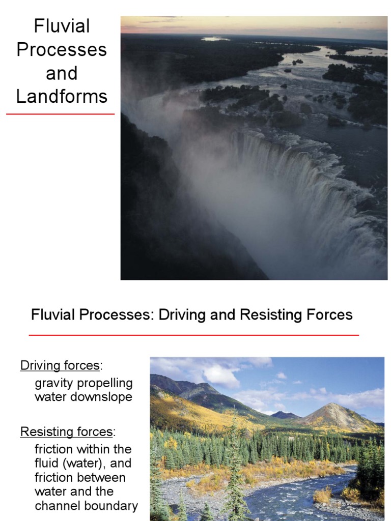 Fluvial Processes and Landforms | PDF | River | Hydrography