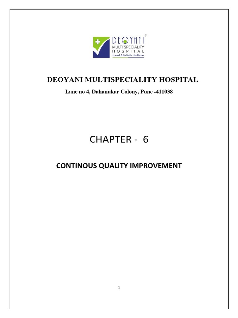 Cqi | PDF | Patient Safety | Audit