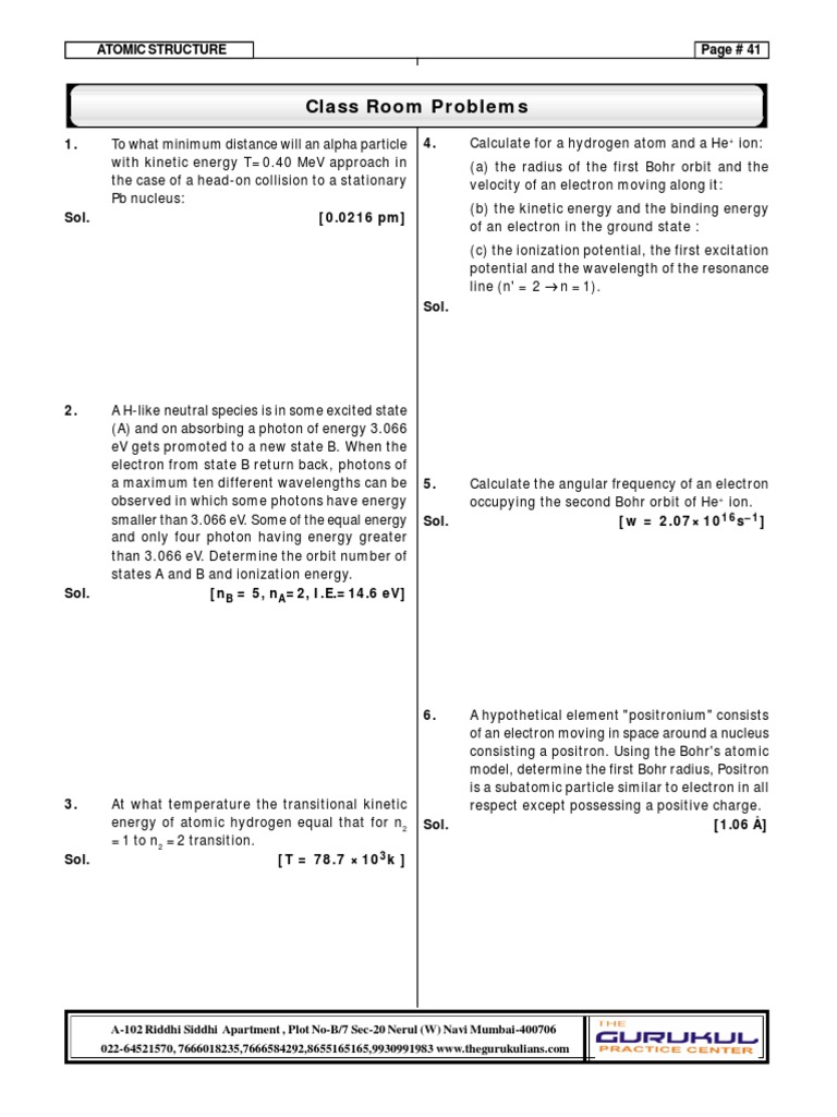 Atomic Structure and Quantum Calculations | PDF | Atomic Orbital | Electron