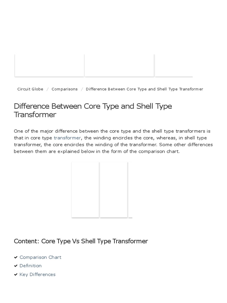 Core vs Shell Type Transformers | PDF | Transformer | Electrodynamics