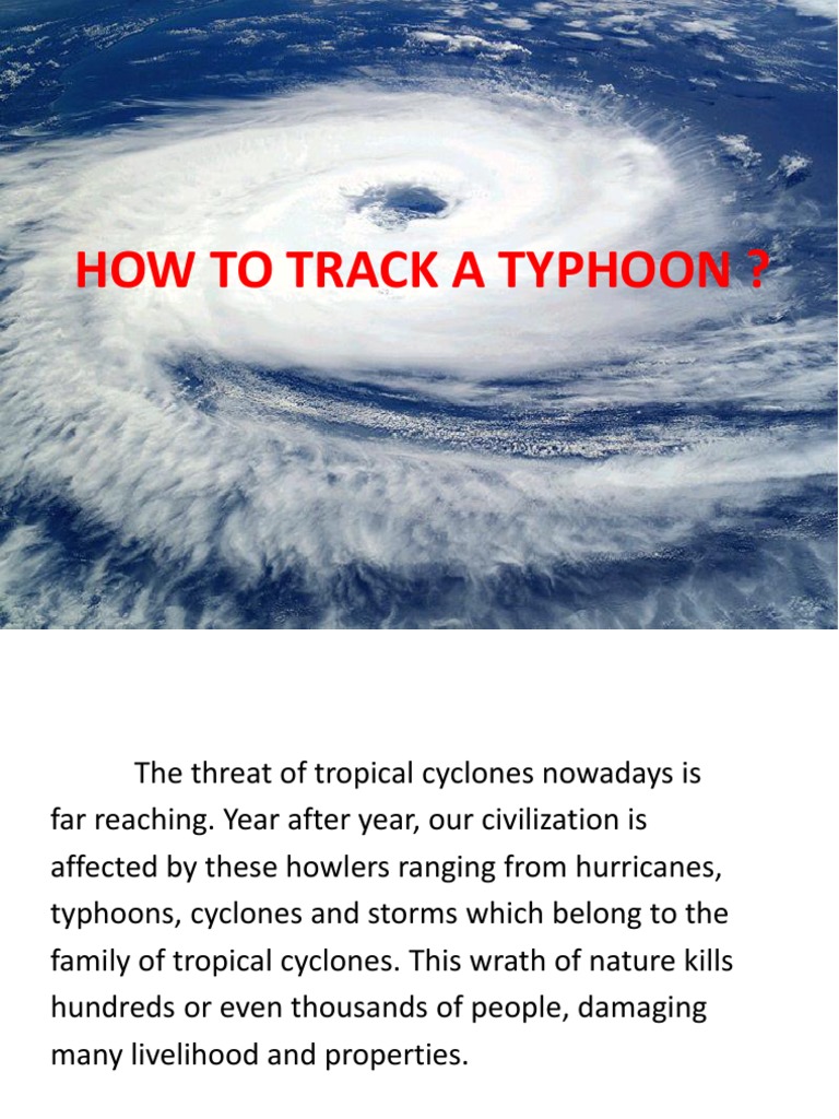 HOW TO TRACK A TROPICAL CYCLONE | PDF | Latitude | Longitude