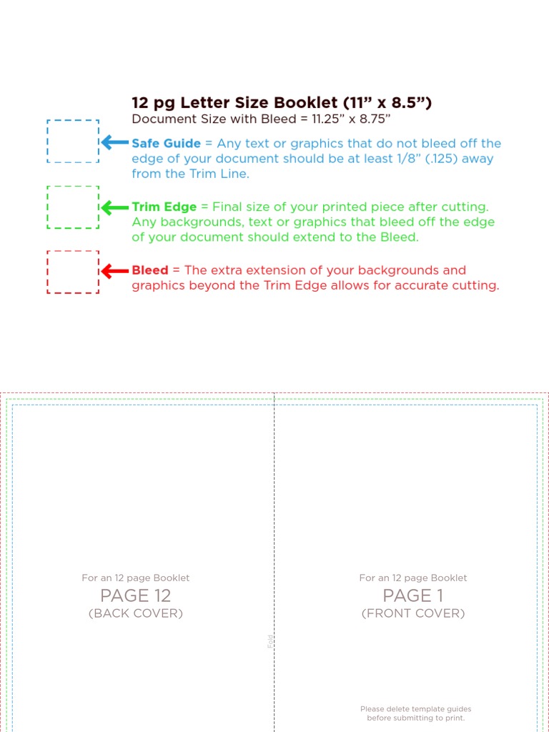 A Guide to Designing and Printing a 12-Page Booklet with Bleed and ...